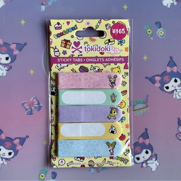 tokidoki | Office | Tokidoki Sticky Notes Planner Tabs Cute Kawaii ...